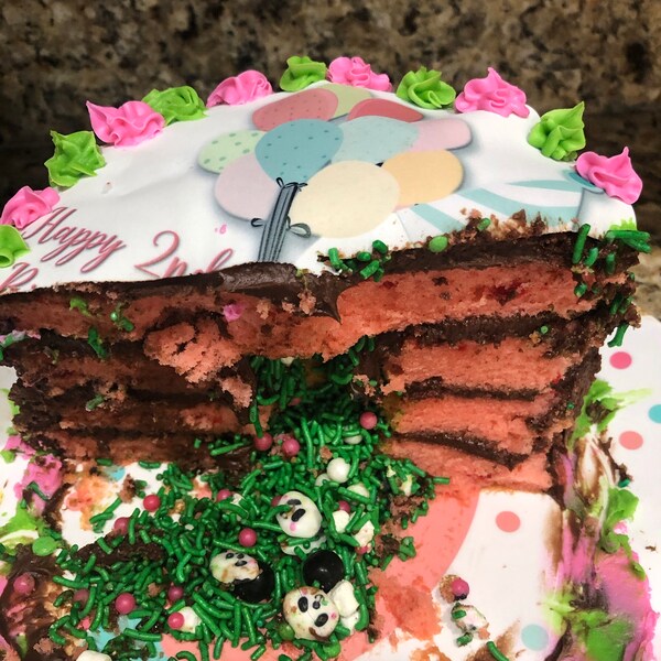 Cute Pandas - Custom Theme Sprinkle Mix Jars- Animal Cupcake Toppers ...