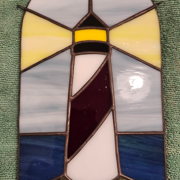 Lighthouse Arch - Stained Glass Pattern - Digital Download - Etsy