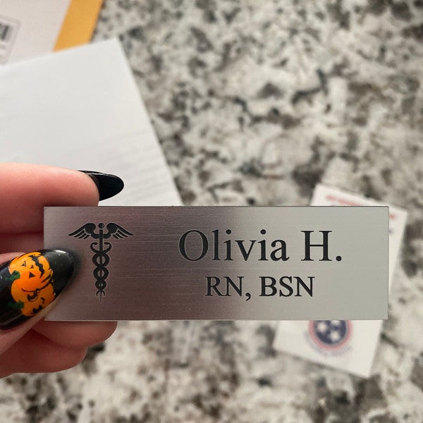 MEDICAL Name Tag Nurse Medical Assistant RN Doctor Physician Name Badge ...