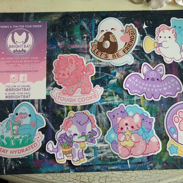 Tough Cookie Circus Lion - Cute Kawaii Vinyl Sticker | Laptop Sticker ...