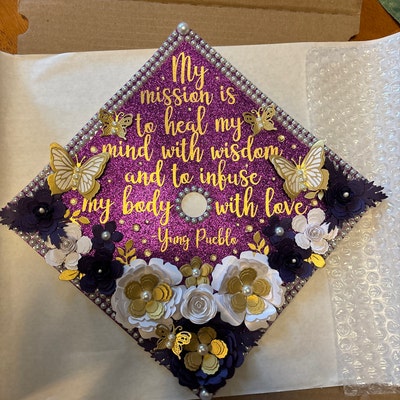 Custom Graduation Cap Topper Personalized Grad Cap Senior Class of Gift ...