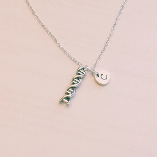 Dna Necklace, Biology Gifts, Science Necklace, Dna Necklace Double ...