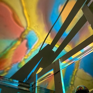 Psychedelic Lamp LED Mood Light Projector Trippy Glass Paint Projection ...