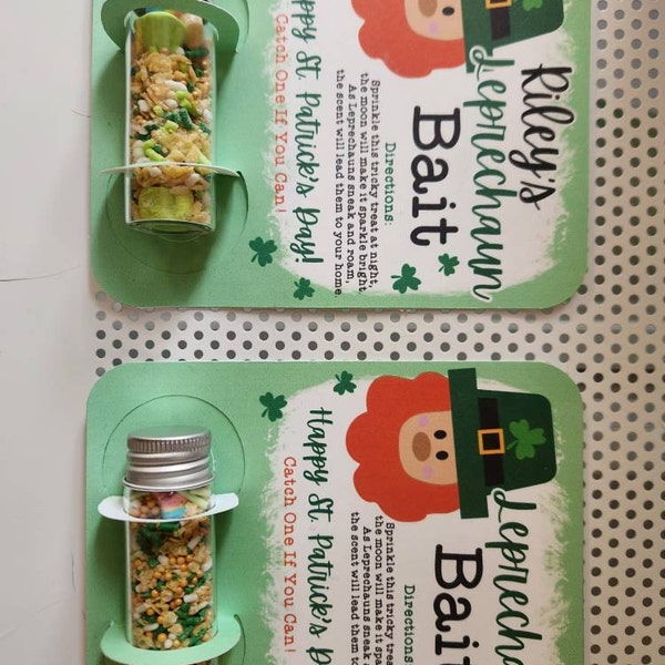 Leprechaun Bait Card PNG, Leprechaun Food Printable PNG File, St ...