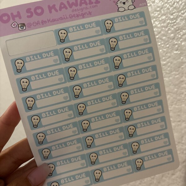 Kawaii College Stickers for School Teacher Student Planner Homework ...