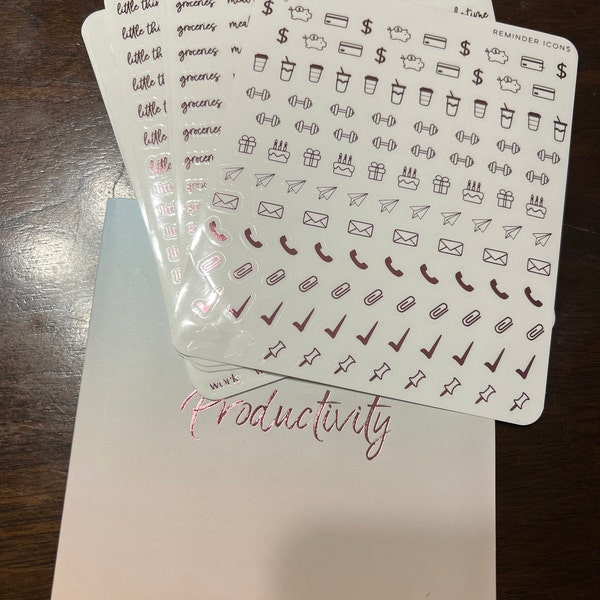 Period Trackers Red Shiny Foil Planner Stickers Menstrual Cycle - Etsy