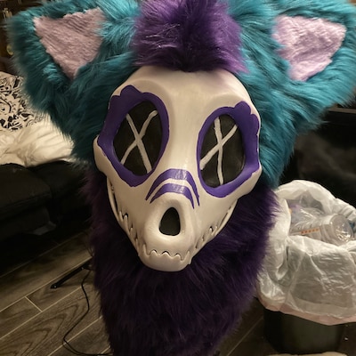 Toony Wolf Skull Mask Movable Moving Hinge Jaw 3D Printed - Etsy