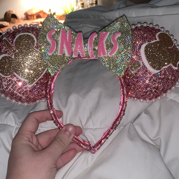 Mickey Snack Mouse Ears - Etsy