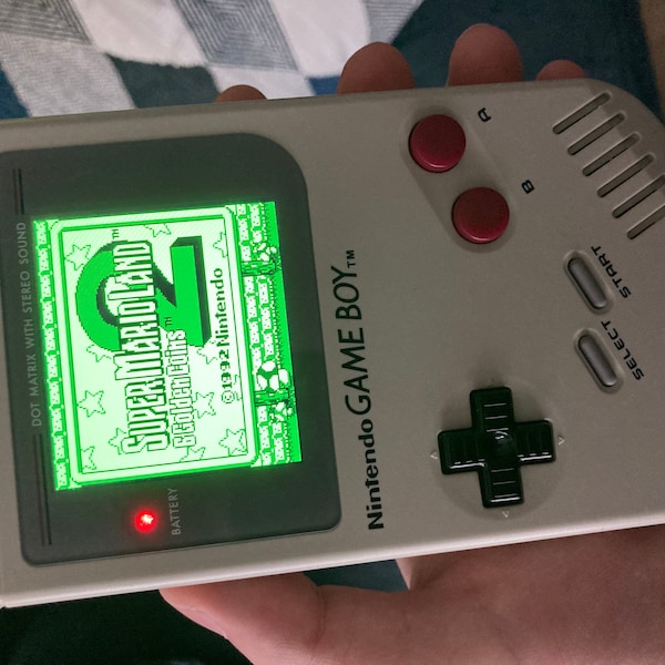 Custom IPS Fullsize BACKLIT Nintendo Gameboy DMG and Free Game! With ...