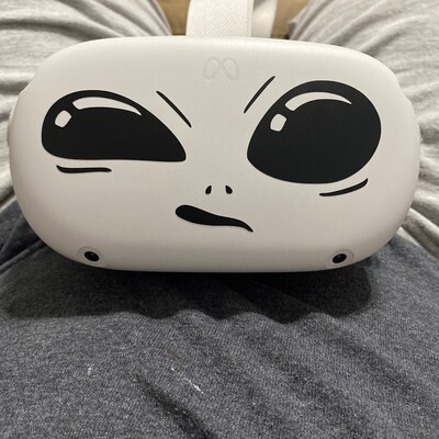 Grey Alien Eyes Decal for Quest 2 VR Headset, Laptops, Cars and More - Etsy