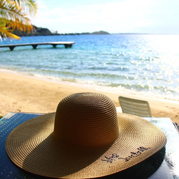 Personalized Floppy Beach Hat,monogrammed Beach Hats,embroidered Floppy ...