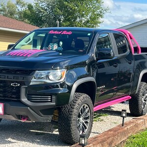 Windshield Sunstrip Eyebrow Decal Text Only No Background Custom ...