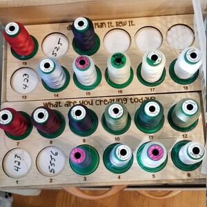 Madeira/coats & Clark Thread Drawer Inserts - Etsy