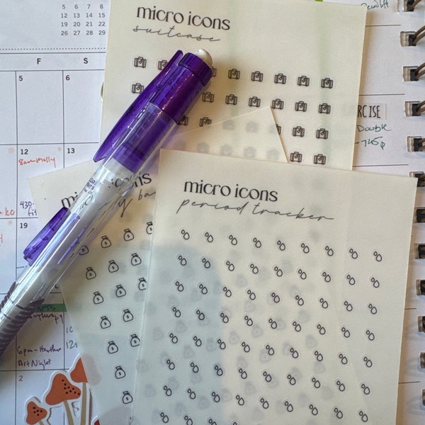 MONEY BAG - Micro Icon Stickers | Planner Stickers | Minimal ...