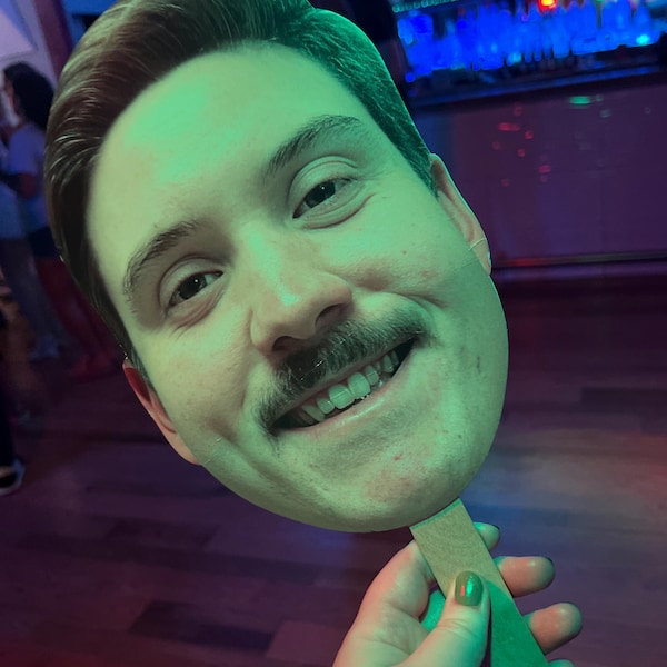 Custom Cowgirl Face on a Stick Custom Nashville Bachelorette Party ...