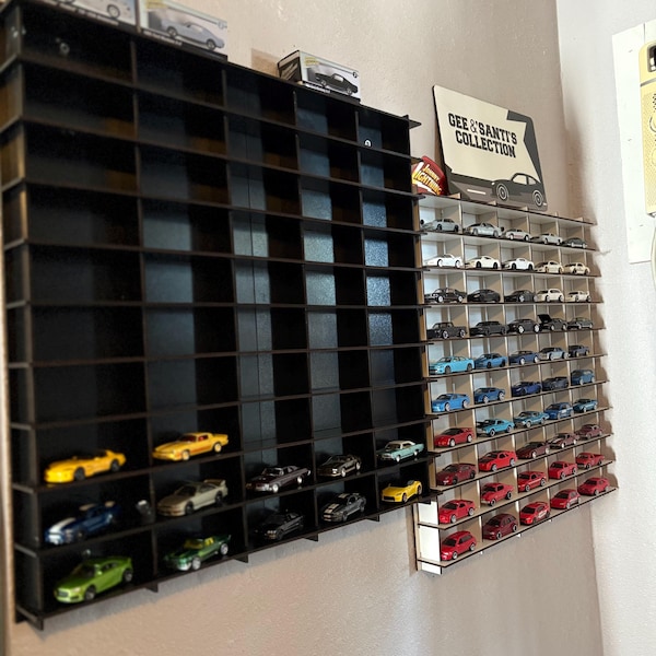 BLACK Toy Car Display Case for 100cars|diecast Car Storage|toy Car ...