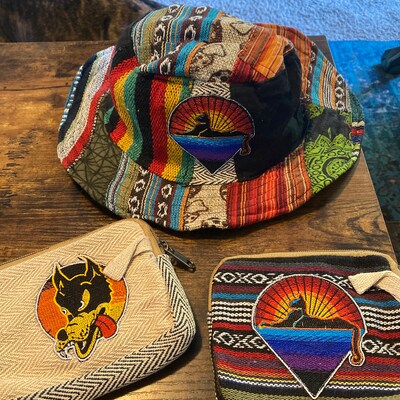 Hemp Patchwork Bucket Hat - Etsy