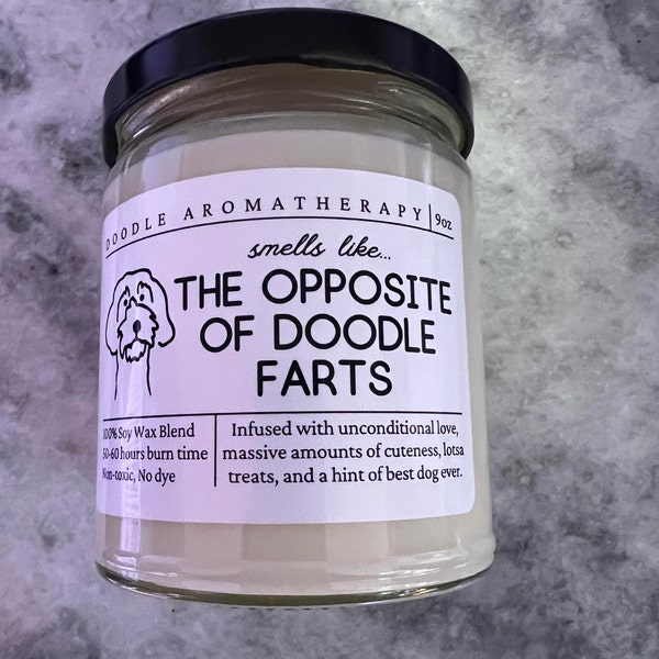 Doodle Gifts, Doodle Mom, Funny Doodle Gift, Doodle Candle, Gift for ...