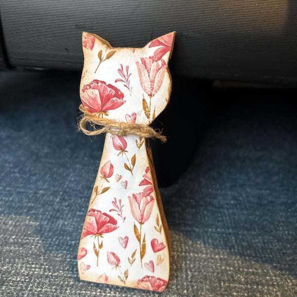 Whimsical Pig Art on Wooden Blocks for Rustic Farmhouse Accents Country ...