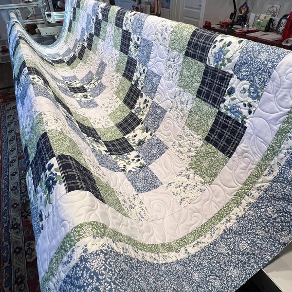 Easy Quilt Patterns PDF Oasis Quilt Pattern for Beginners Quilting ...