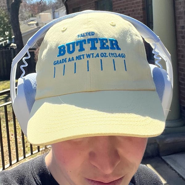 Salted Butter - A Stick of Butter, Butter Hat - Embroidered Dad Hat - Etsy