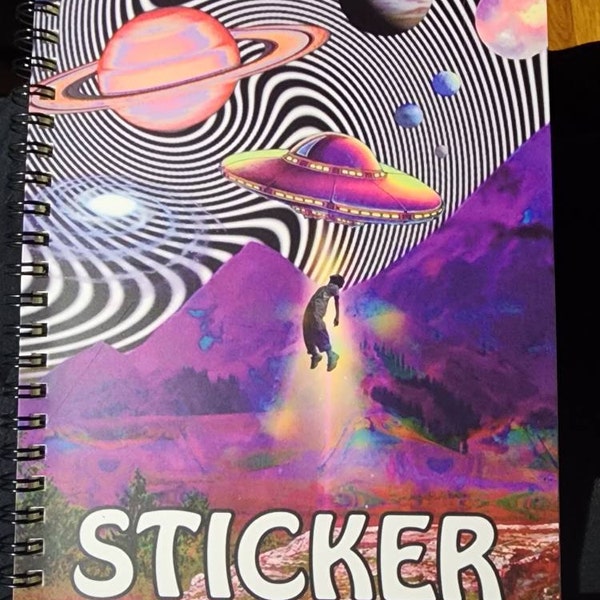 Sticker Collection Book. Reuseable Sticker Book 50 Pages of Sticker ...