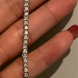 Women's Rose Gold Over Solid 925 Sterling Silver Iced Out - Etsy