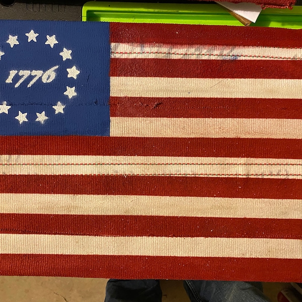 Betsy Ross Flag Stencil | 1776 Stencil | Patriotic USA Stencil | United ...