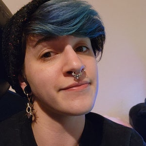 Spider Septum, Septum Hoop, Septum Ring, Goth, Punk, Septum Piercing ...