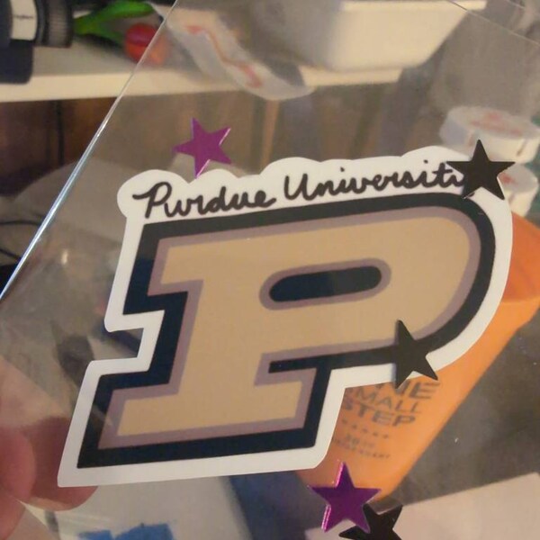 Purdue University Logo Sticker Made With Waterproof Vinyl for Water ...