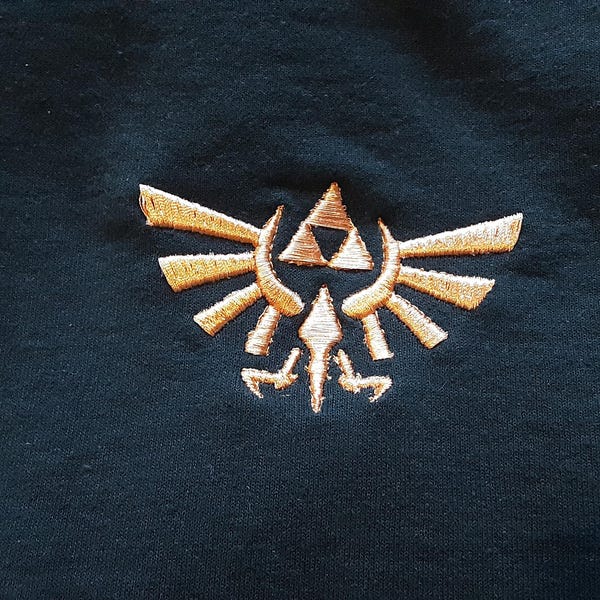 Triforce - Embroidery File, Link, Video Games, Design, Game, Emblem - Etsy