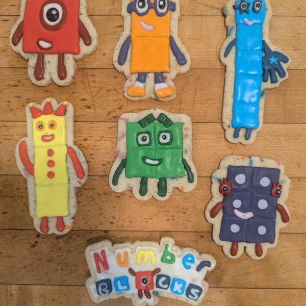 Numberblocks Cookie Cutter Set - STL Download - Etsy