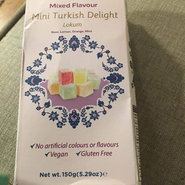 Large Gift Box 500g Rose Flavour Turkish Delight Halal Sweets Luxury ...