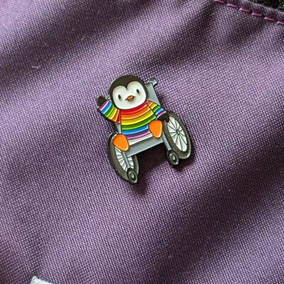 A Little Blob of Happiness Enamel Pin, Cute Pink Blob, Positive Enamel ...