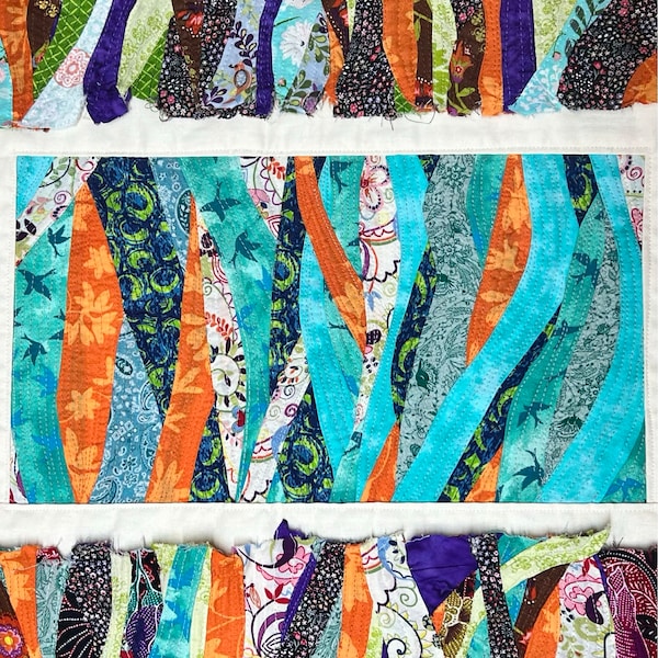 Large Wave Landscapes, Patchwork Tutorial, PDF Tutorial, Instant Download - Etsy