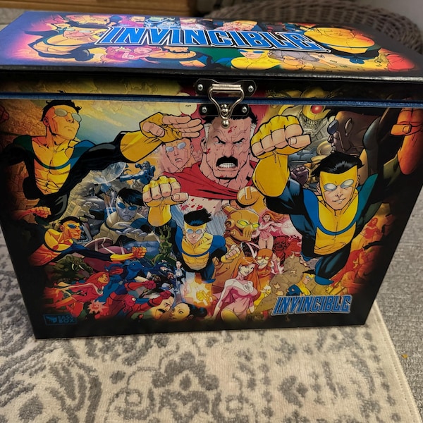 Invincible - Large Comic Book Hard Box Chest MDF - Etsy