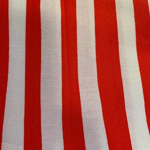 Dr Seuss Red & White Grinch Stripes From Robert Kaufman - Etsy