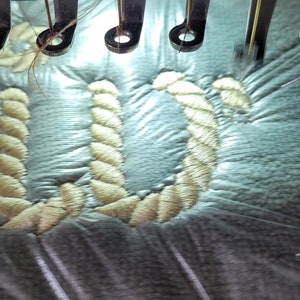 Rope Script Monogram Font Alphabet Machine Embroidery Designs - Etsy