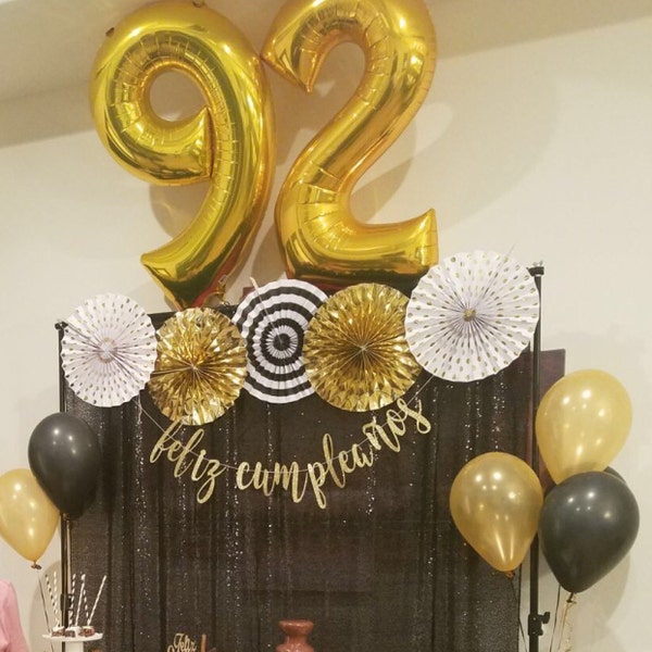 Spanish Happy Birthday Banner Feliz Cumpleanos Banner Birthday ...