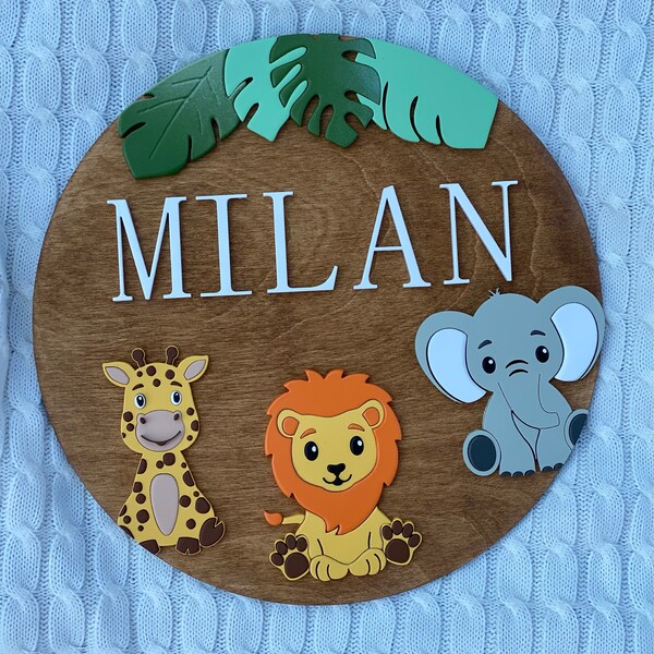 Zoo Animal Digital Stamps, Jungle Animal SVG, Safari Animal Clip Art ...