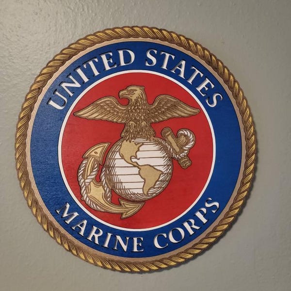 Military Emblems Digital Bundle | Vintage-style Army, Navy, Air Force ...