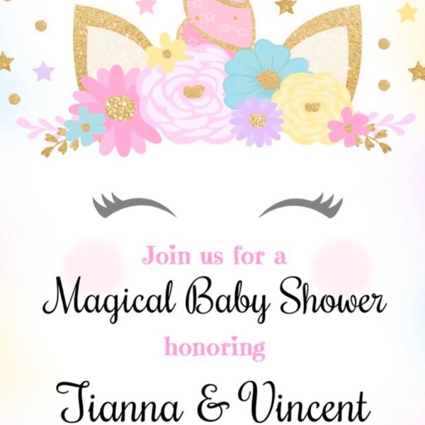 Unicorn Baby Shower Games Bundle, Instant Download - Etsy