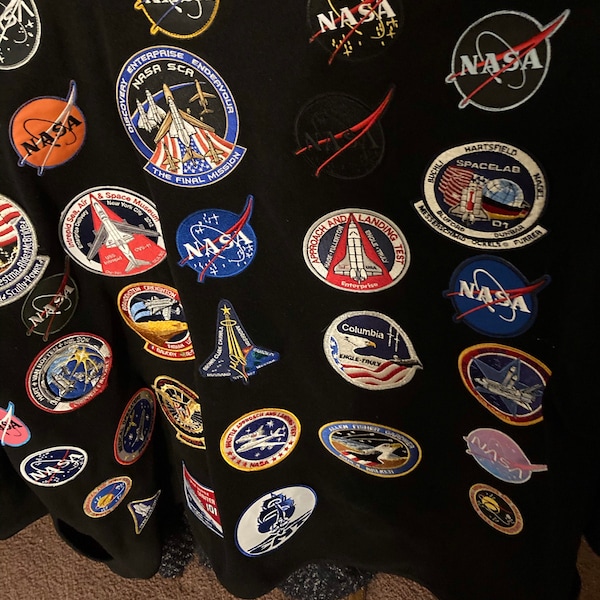 NASA Logo Patch/iron-on Patch/science Badge/astronaut/stars Planets ...