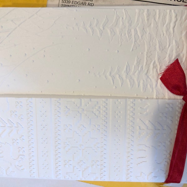 Embossed Note Cards, Vintage Style Note Cards, Note Card Set With ...