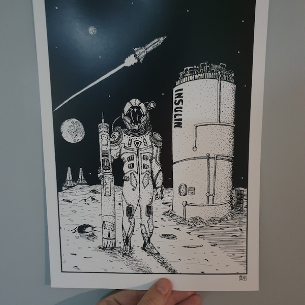 Shrek's Outhouse | A5 or A4 Print | A3 Poster| Imaginative Artwork ...