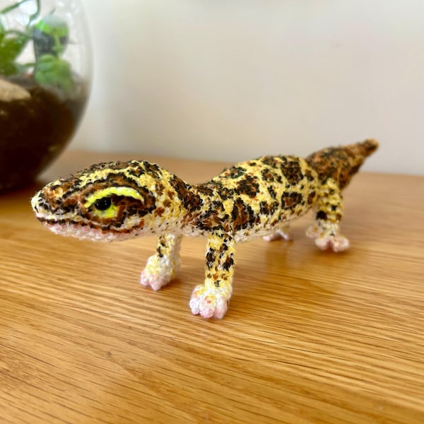 Leopard Gecko Lizard Small Pattern - Etsy