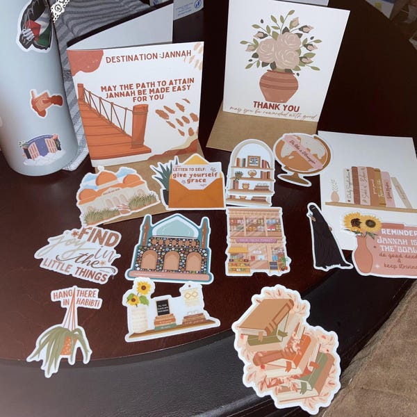 Righteous Sticker Sheet, Islamic Planner , Islamic Stickers, Hijabi ...
