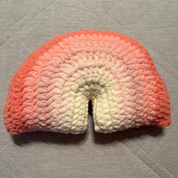 Crochet Rainbow Pillow - Sugar Plum Forest Cushion Stuffy Stuffie Toy ...
