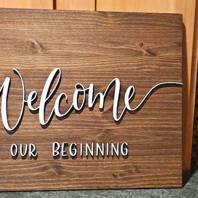Cute Wooden Sign With Custom Name Personalized Letters With Star, Baby ...