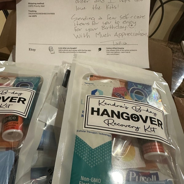 Let's Go Girls Hangover Kit, Last Disco Hangover Kit Bag, Bachelorette ...
